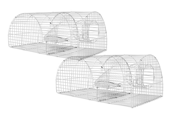 Lot de 2 Nasses à Rats 40 cm – Pièges Multiprises Anti-Rongeurs