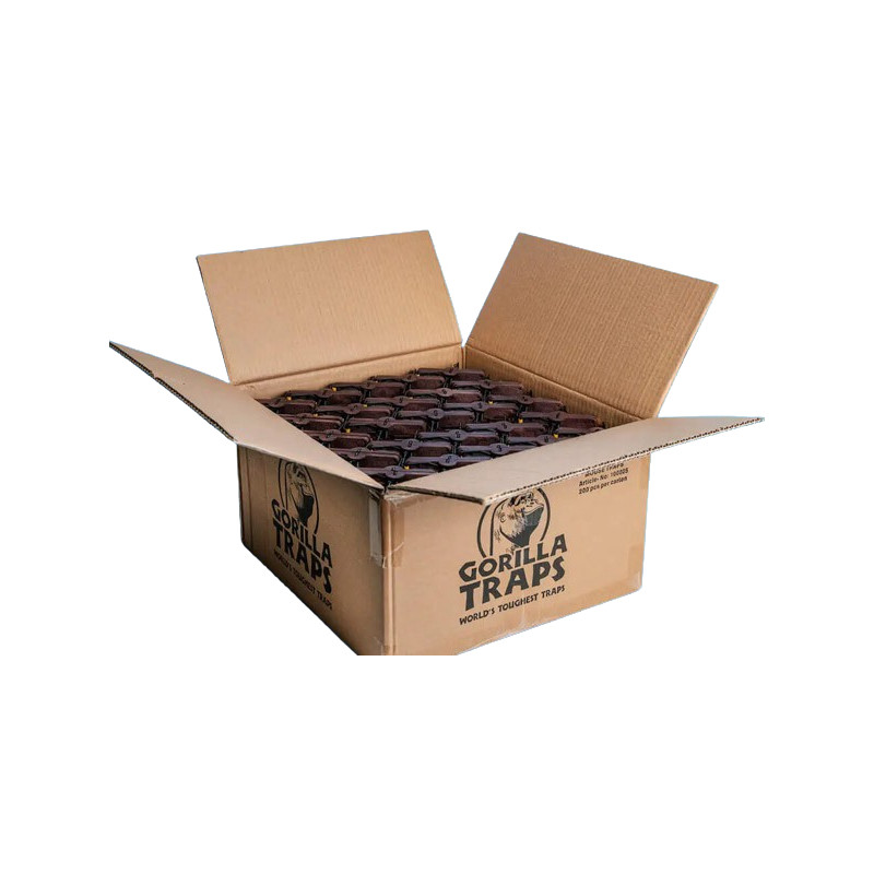 Tapettes à Souris GORILLA TRAPS® – Carton de 200 Pièges Professionnels